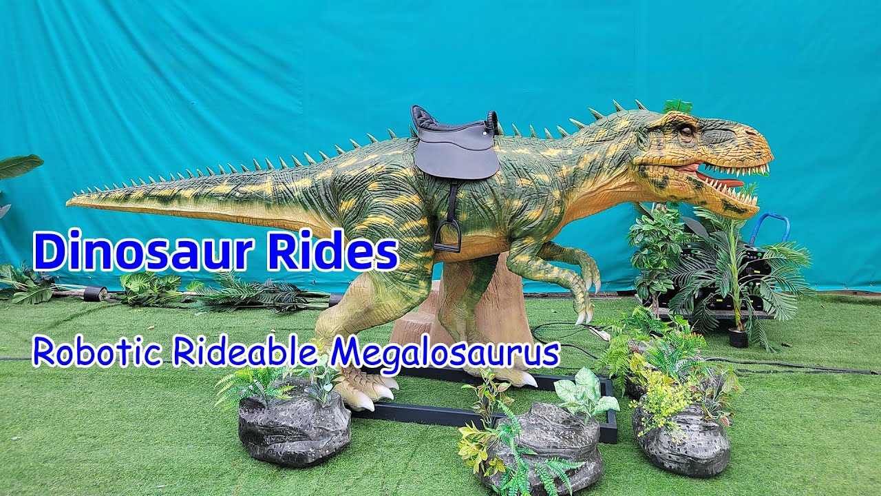 Revolutionize Your Business with a Rideable Robotic Dinosaur! - YouTube