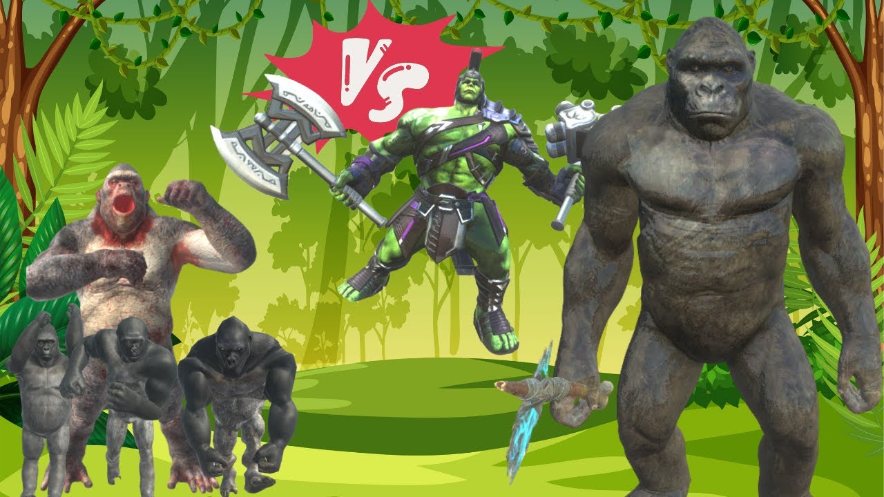 Hulk Warrior vs. Planet of the Apes - Animal Revolt Battle Simulator ...