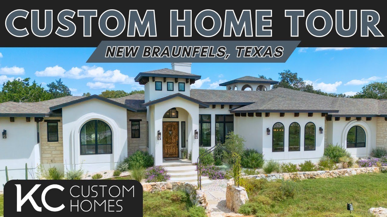 Home Tour - GORGEOUS Spanish Modern Custom Home in Central Texas! - YouTube