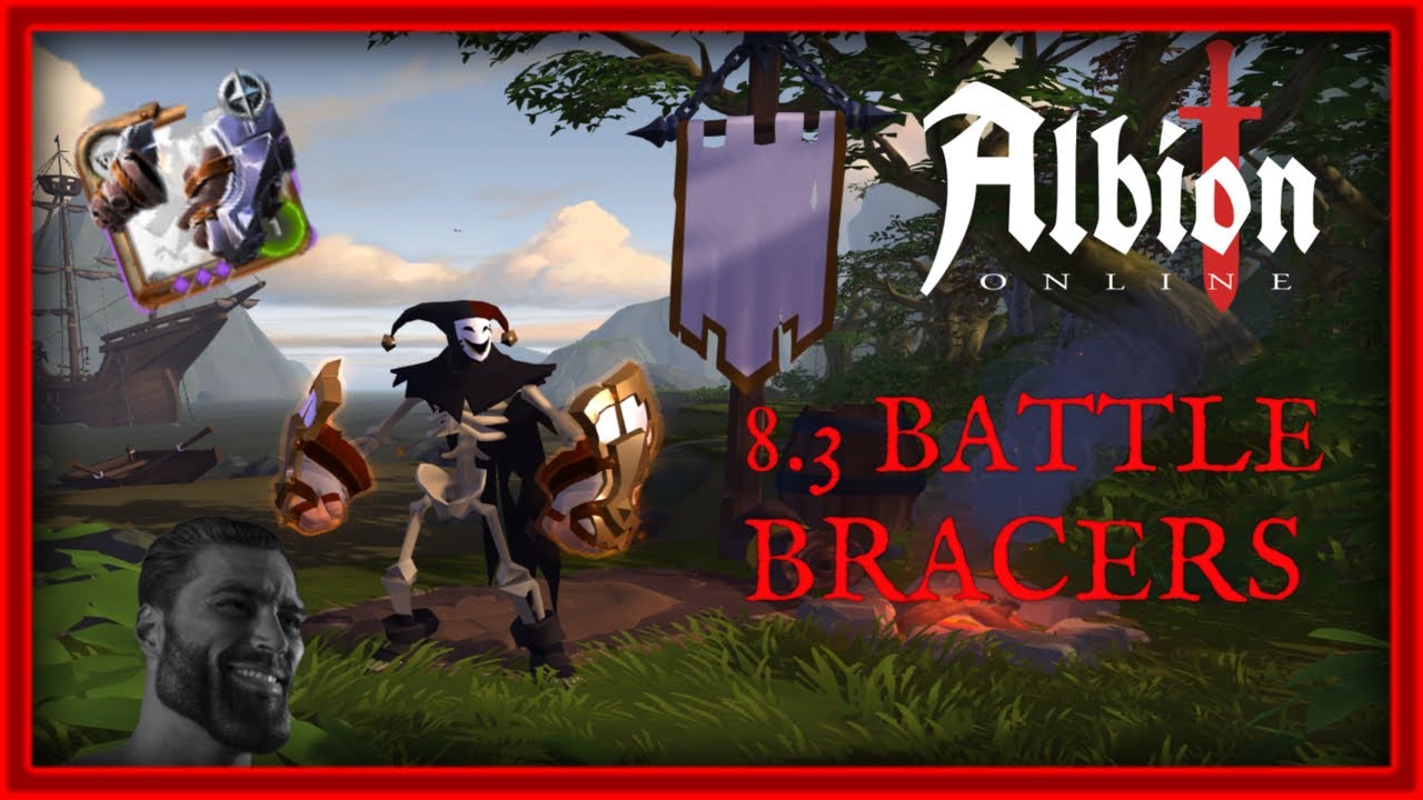 Albion Online // 8.3 Battle Bracers Solo Insane Damage - YouTube