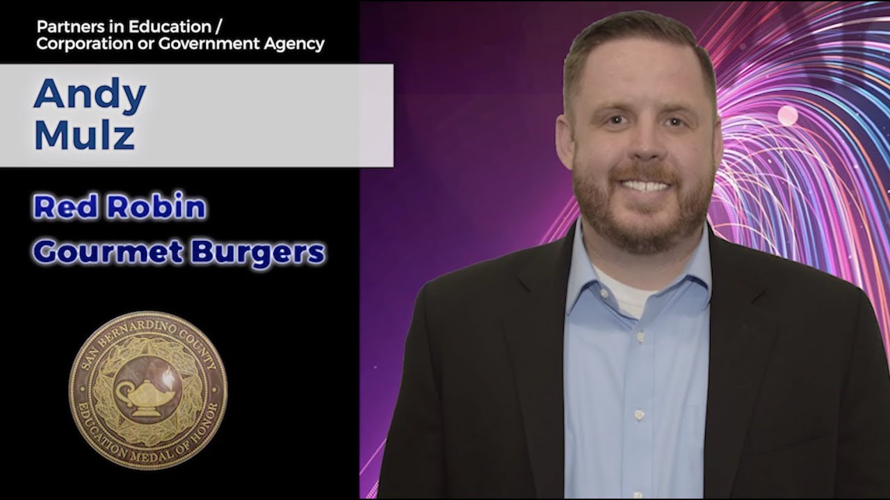 Education Medal of Honor recipient – Andy Mulz - YouTube