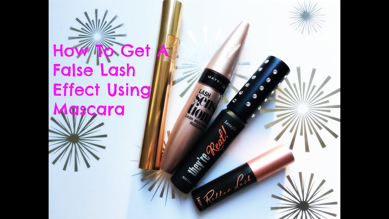 How To Get A False Lash Effect Using Mascara - YouTube