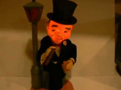 Vintage 50's Good Time Charlie Battery Operated Animated Toy - YouTube