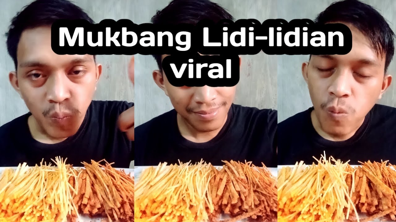 Mukbang Lidi-lidian viral || jajanan viral #mukbang #asmr #jajanan # ...