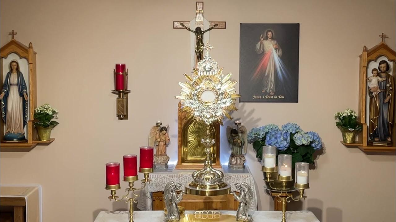 LIVE Eucharistic Adoration - Sisters of Divine Mercy - YouTube