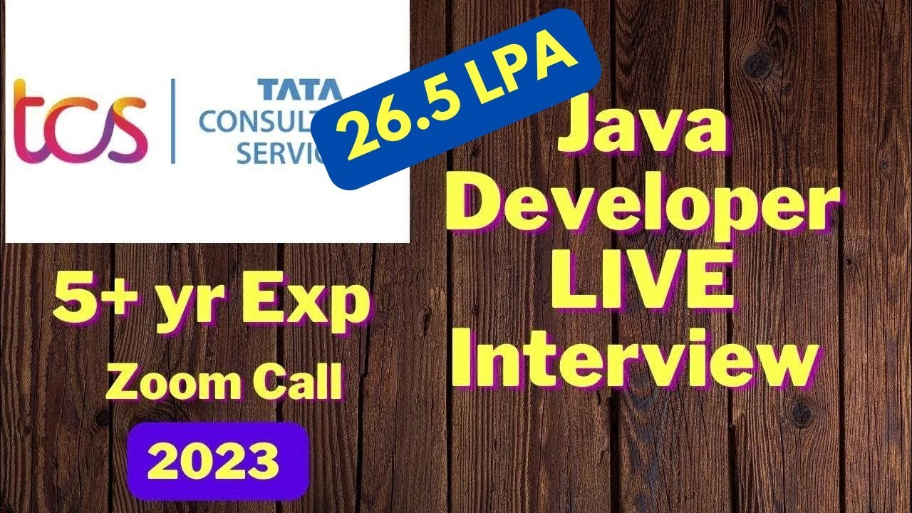 Java developer lead interview LIVE - YouTube
