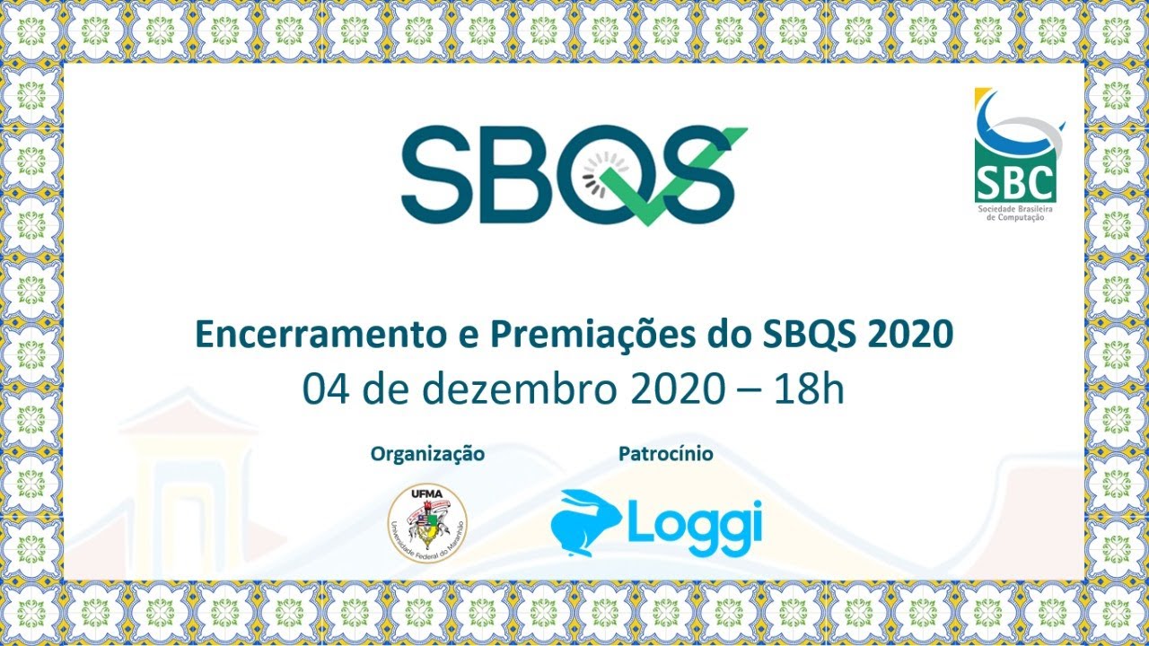 [SBQS 2020] Encerramento e Premiações - YouTube