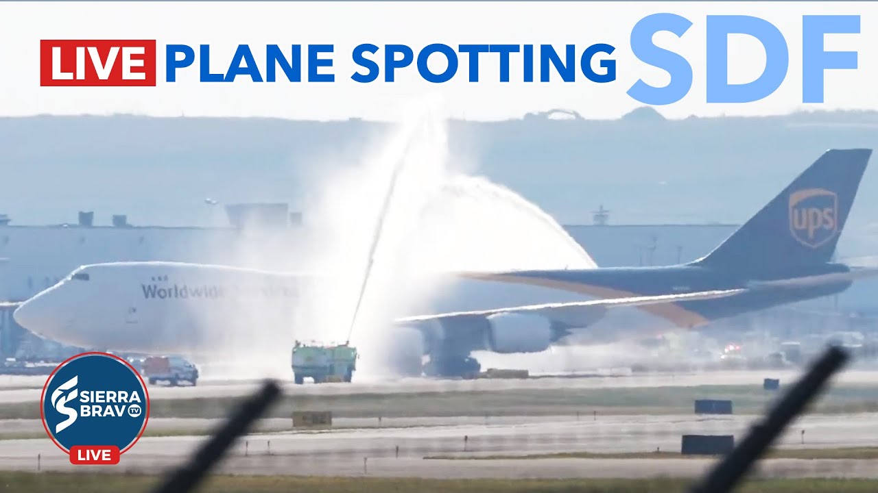 🔴 LIVE Plane Spotting at SDF - Louisville International Airport & UPS ...