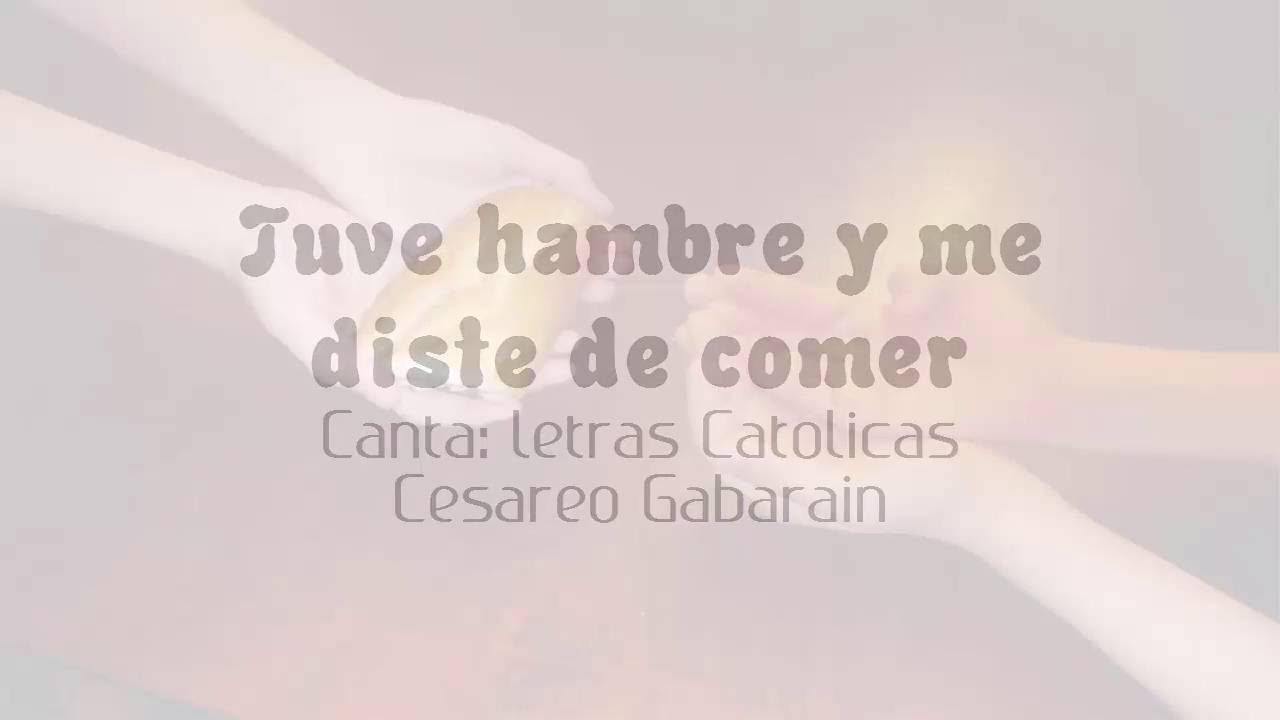 Tuve hambre y me diste de comer - YouTube
