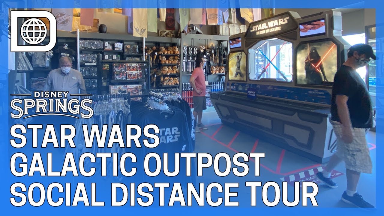 Star Wars: Galactic Outpost - Social Distance Setup Tour - Disney ...