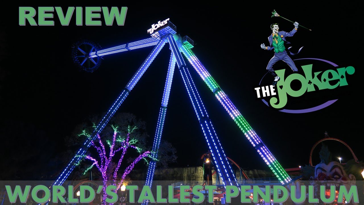 Joker Carnival of Chaos Review, Six Flags Fiesta Texas Frisbee | World ...