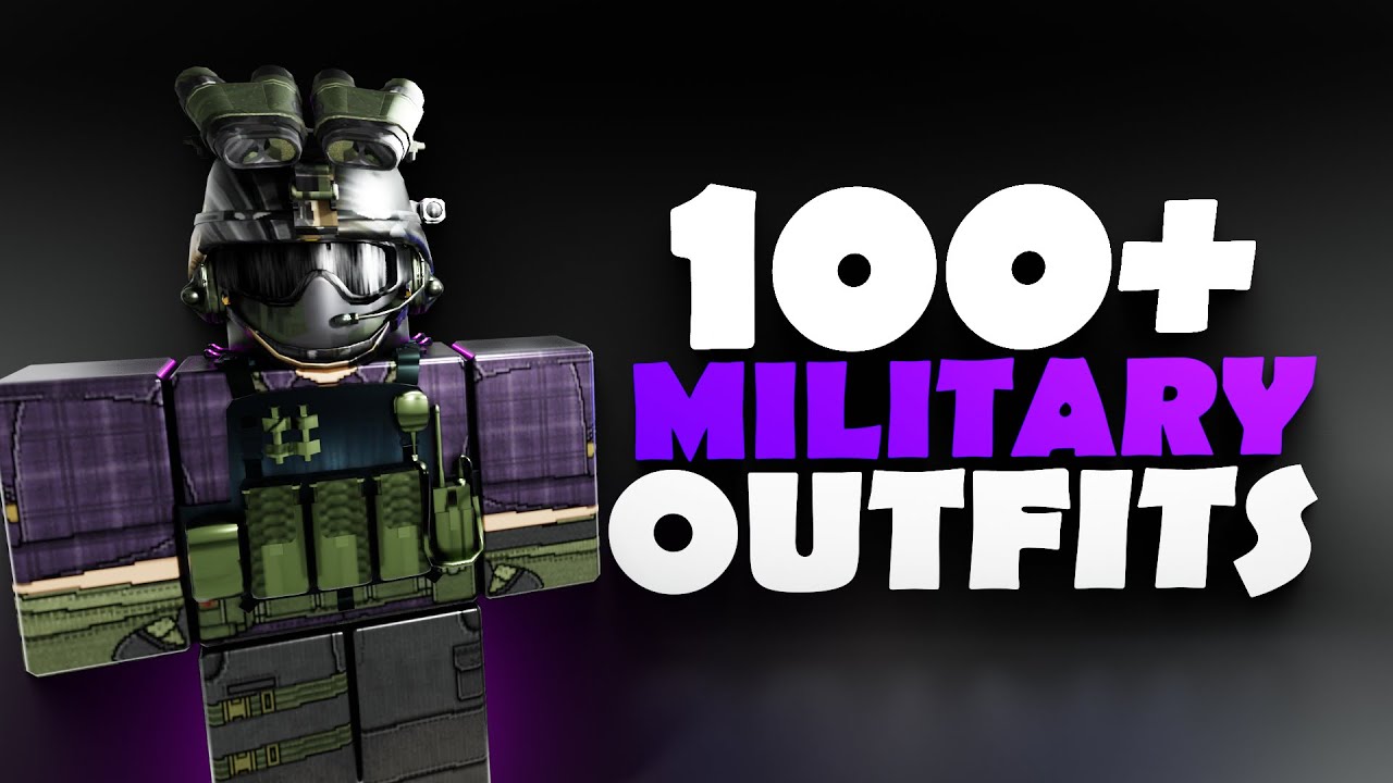 100+ MILITARY ROBLOX OUTFITS - YouTube