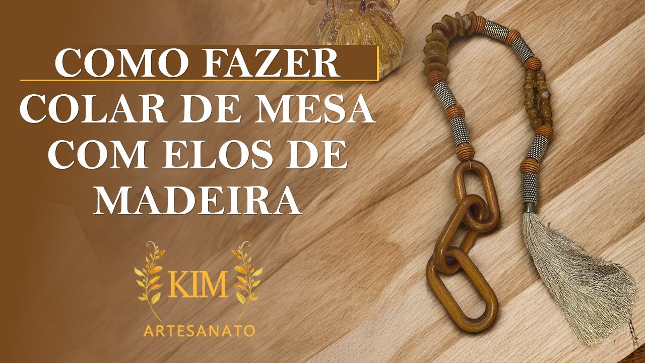 Como criar um colar de mesa - YouTube