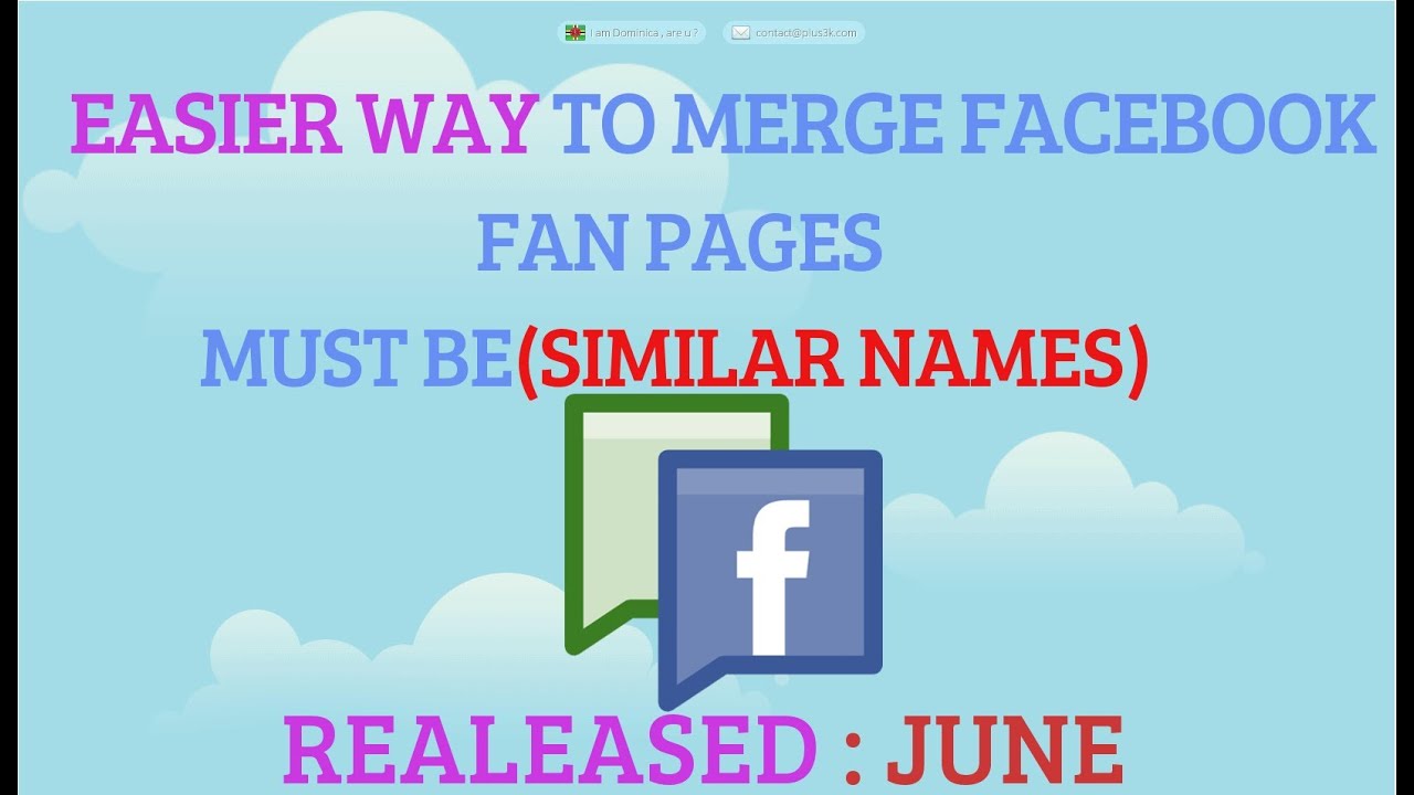 Easy Way to Merge Facebook Similar Named Pages - YouTube