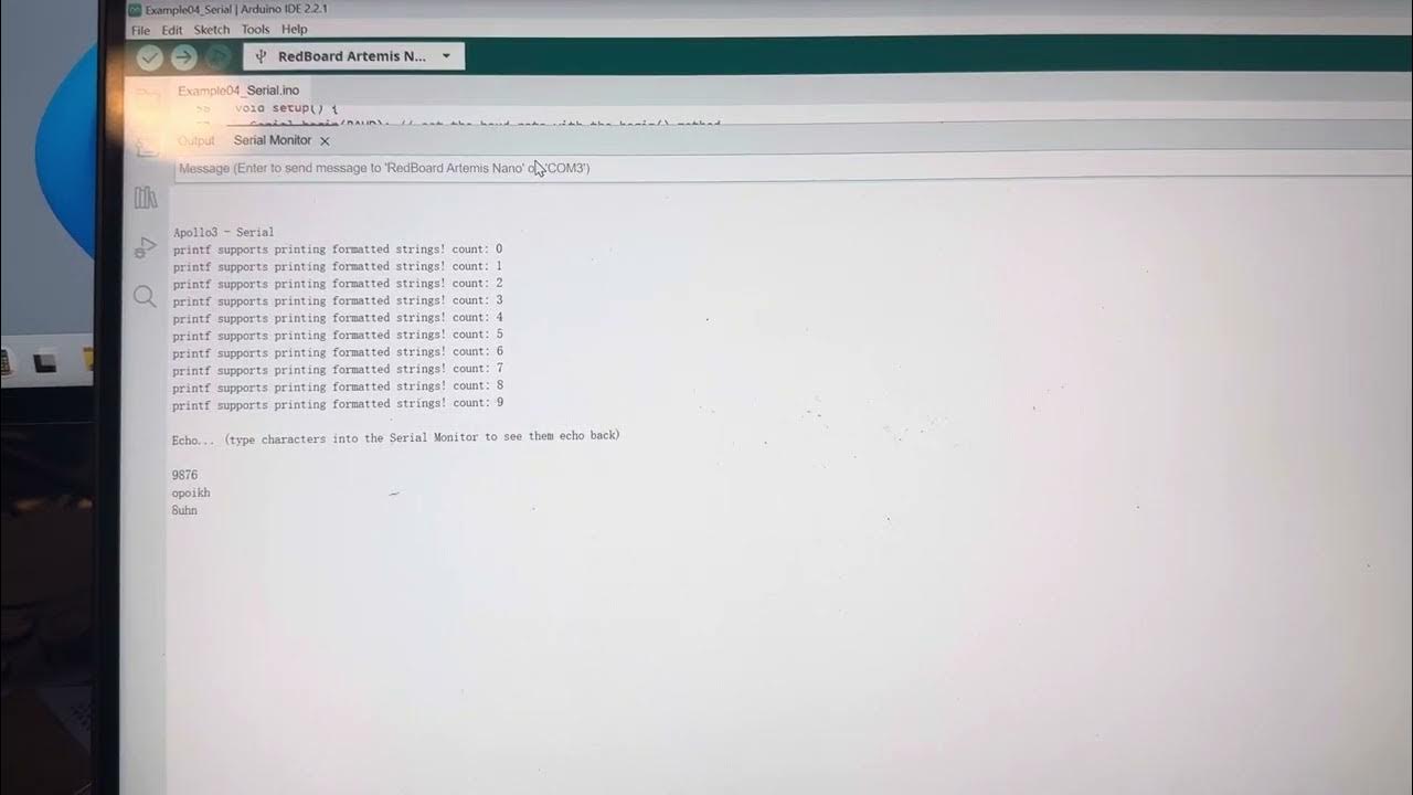 Lab 1 Part 1 Task 2, Serial - YouTube