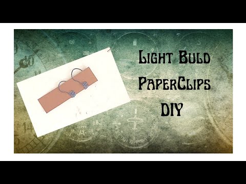 How to make a Light Bulb Paper Clip - YouTube