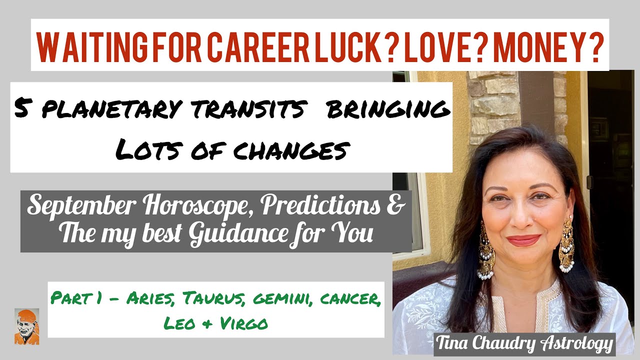 September Horoscope, Predictions & Guidance/Part 1 - YouTube