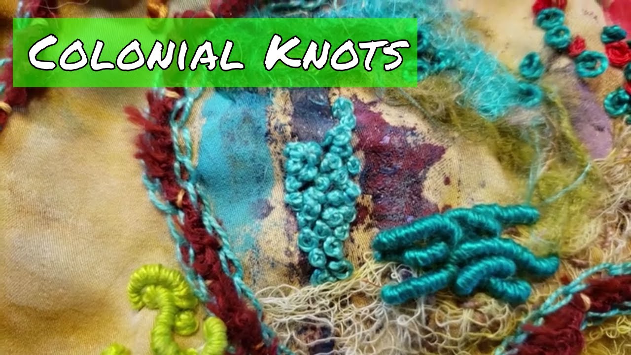 Colonial Knots 2 Ways | How to Do Embroidery Stitches - YouTube