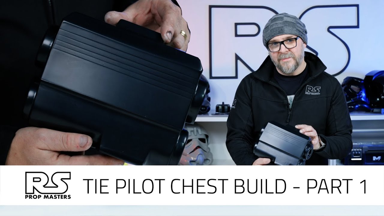 TIE Pilot Chest Box Build Tutorial Part 1 - RS Prop Masters - YouTube