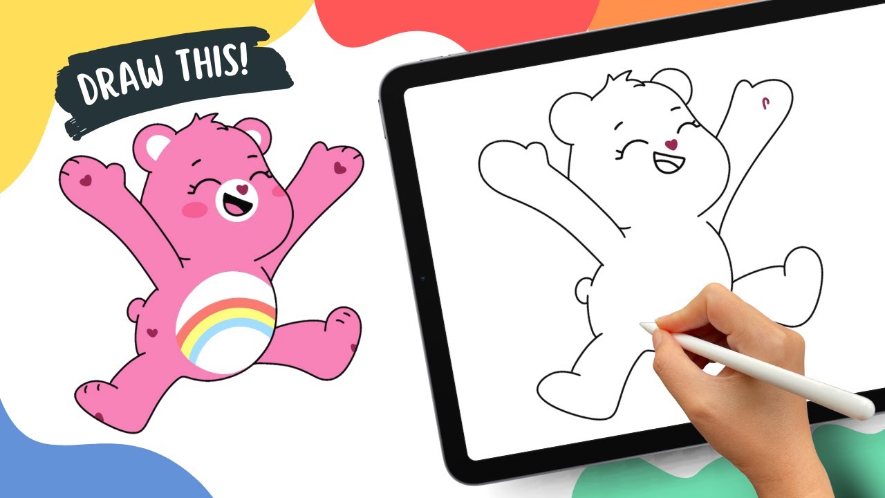Cheer | Care bears Cartoon Drawing - YouTube