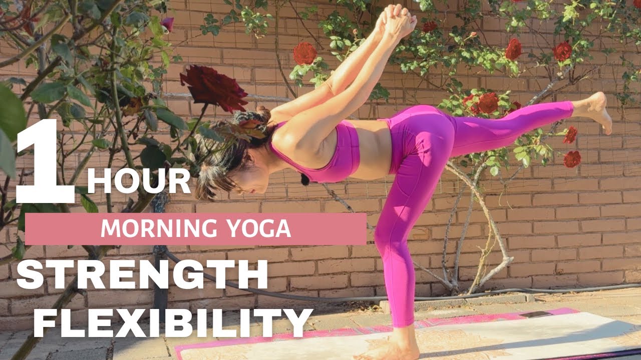 Yoga Fit – 1 Hour Morning Yoga Full body Wake Up | Strength and ...