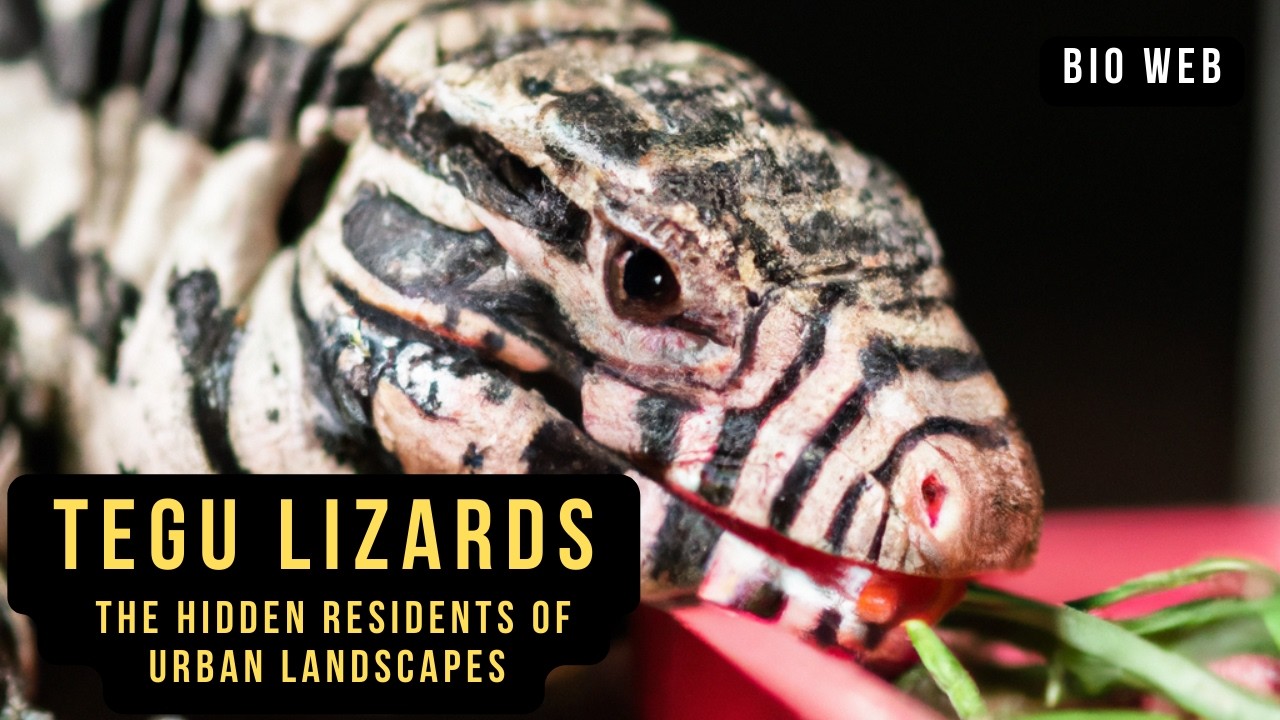 TEGU LIZARDS: The Hidden Residents of Urban Landscapes - YouTube