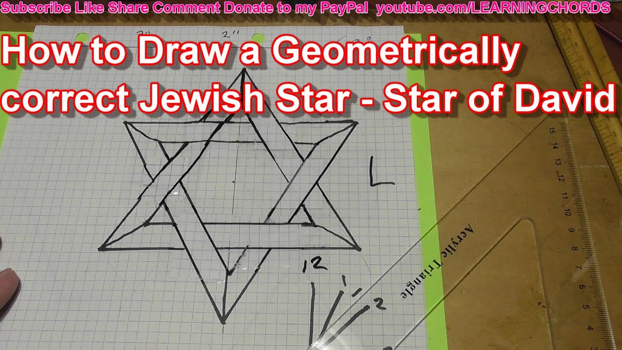 How To The Star of David - Geometrically Correct Construction of The ...