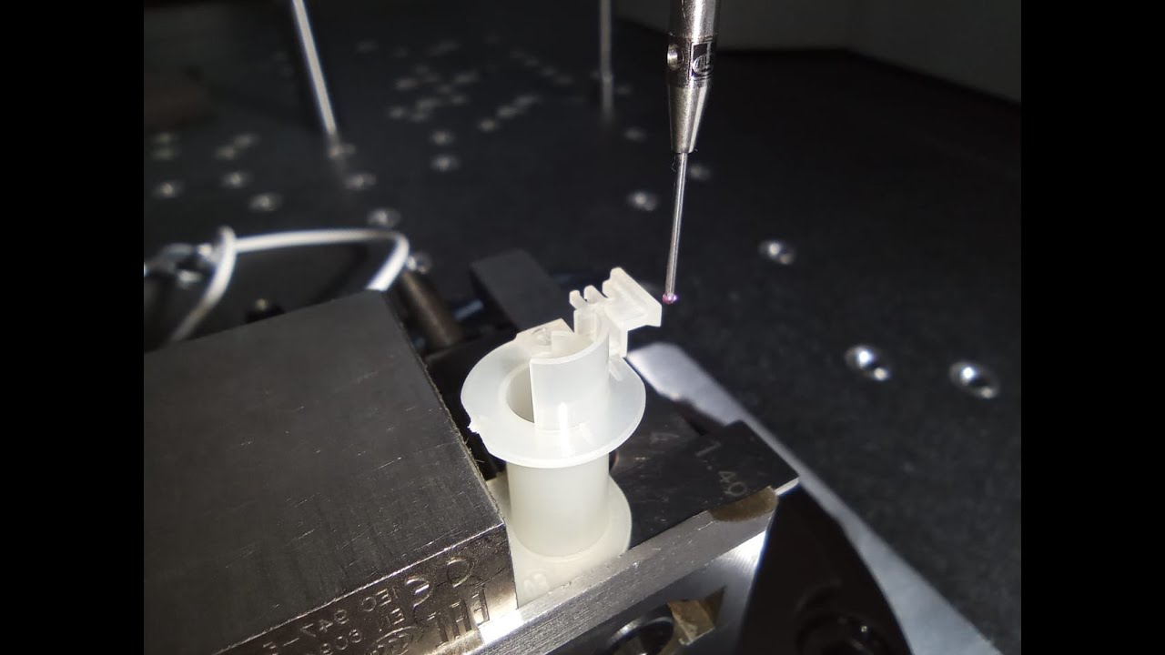 Measurement Plastic with Coordinate Measuring Machine - YouTube