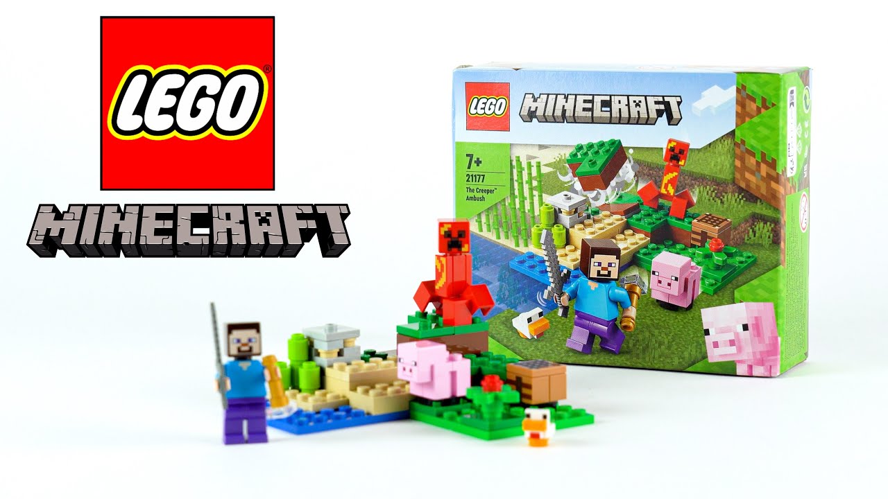 LEGO 21177 Minecraft – The Creeper Ambush – Speed Building - YouTube