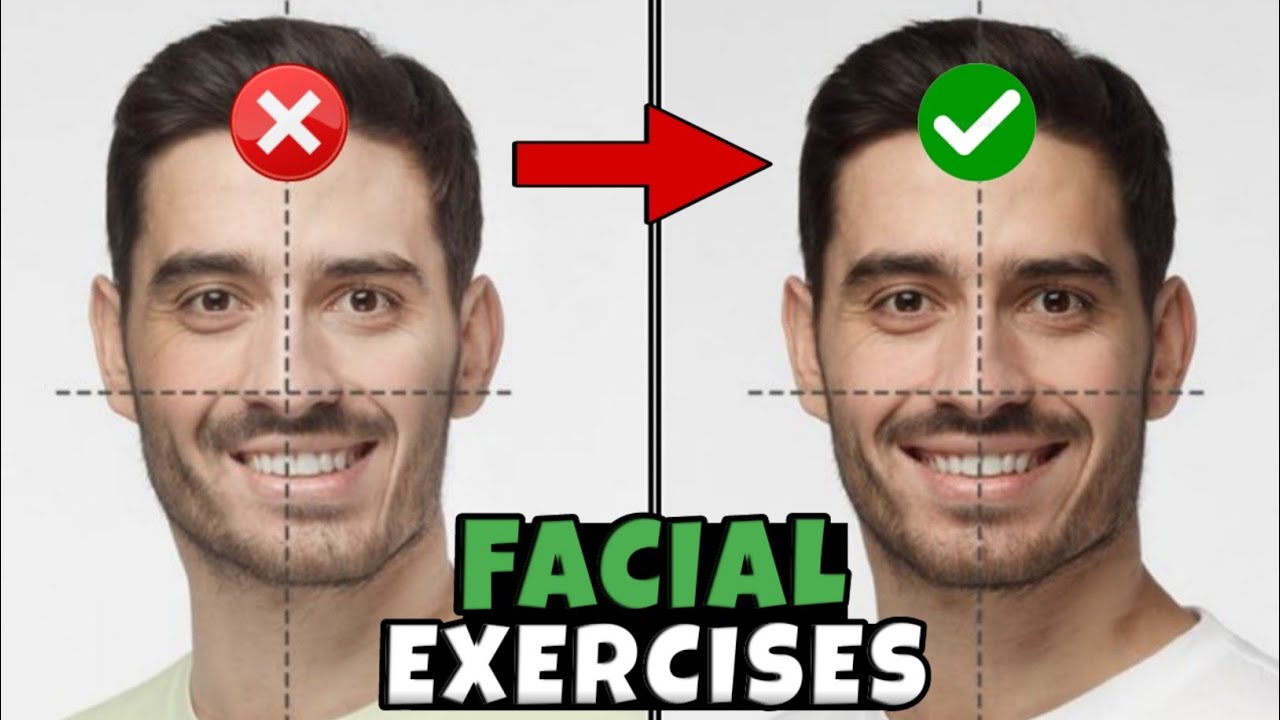 How To Fix Facial ASYMMETRY: 3 Proven Tips || jawline exercises ...