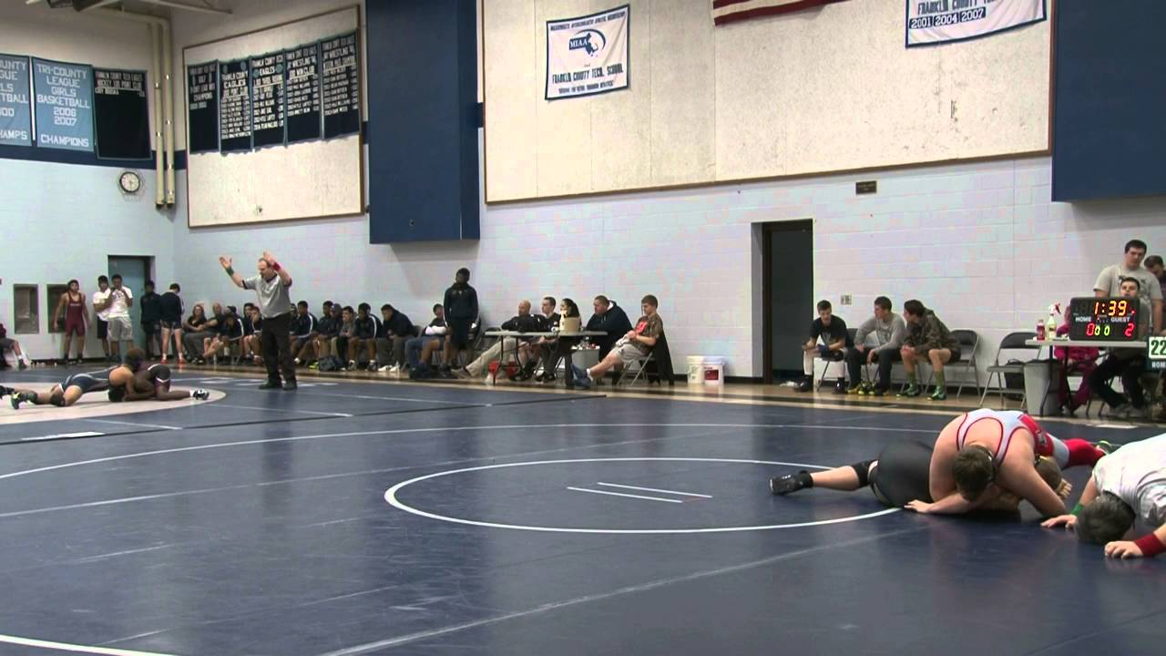 285lbs Nick Boulin Mt Greylock vs Smith Vocational 1 2 16 - YouTube