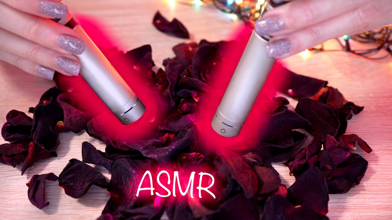 Divine sound of rose petals 🌹 ASMR dry flowers - YouTube