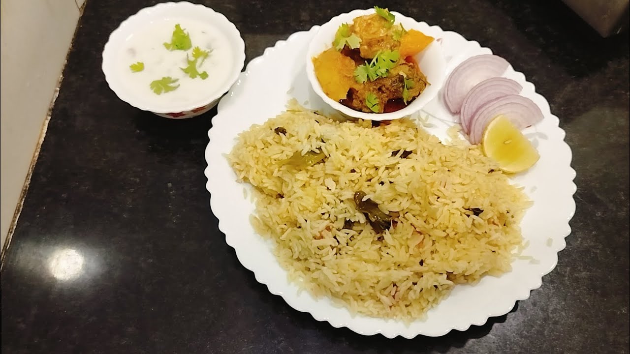 "Perfect Combo: Bagara Rice with Aloo Mutton Curry" - YouTube
