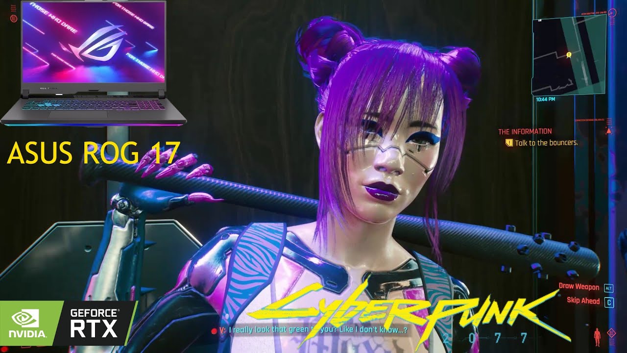 Cyberpunk 2077 ASUS ROG Strix G17 (G713QM-HX019T) AMD Ryzen™ 9 5900HX ...