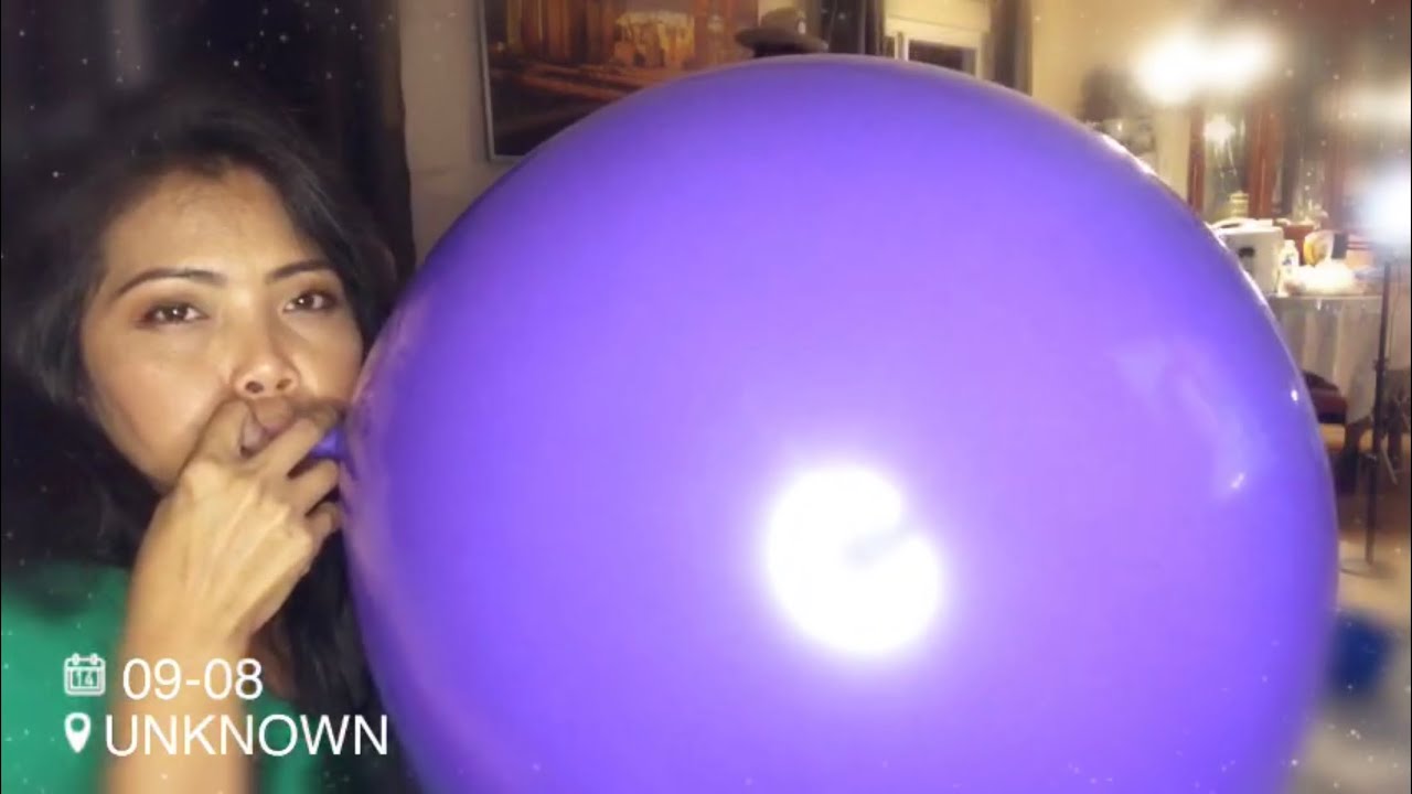 Blowing and deflating inside the house and blow up to popped out side ...