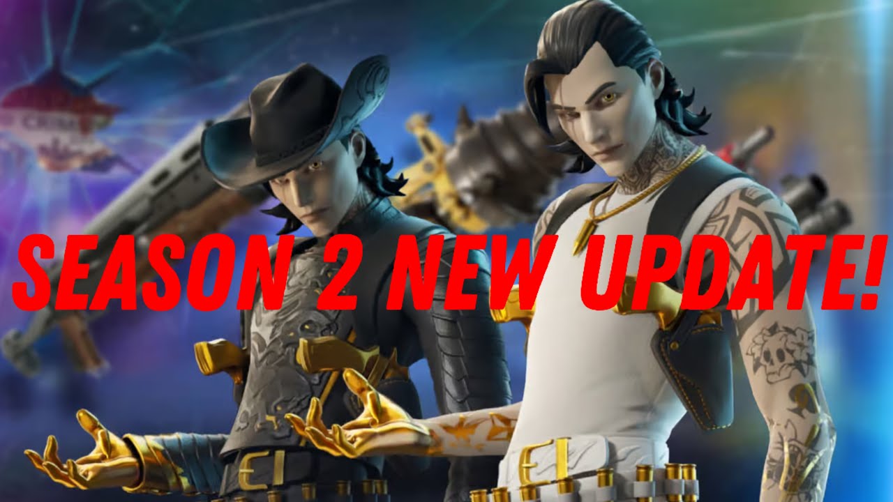 The First Update Of Fortnite Season 2!! - YouTube
