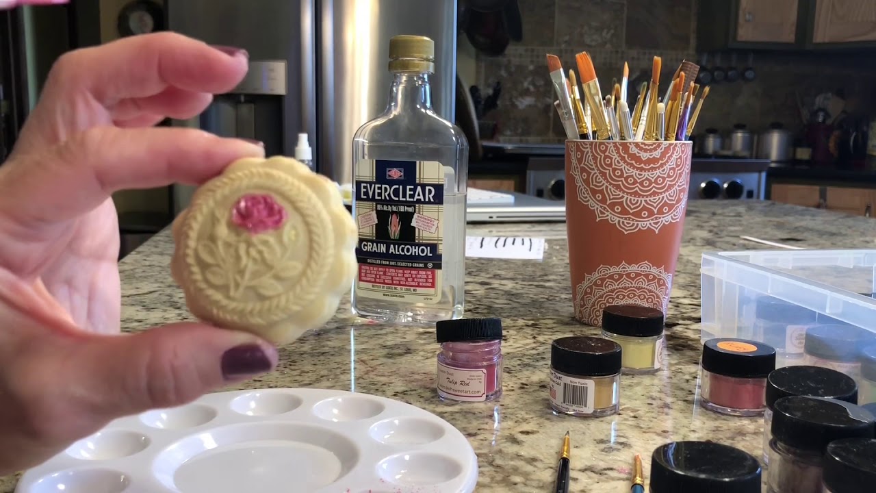 Painting Springerle Cookies - YouTube