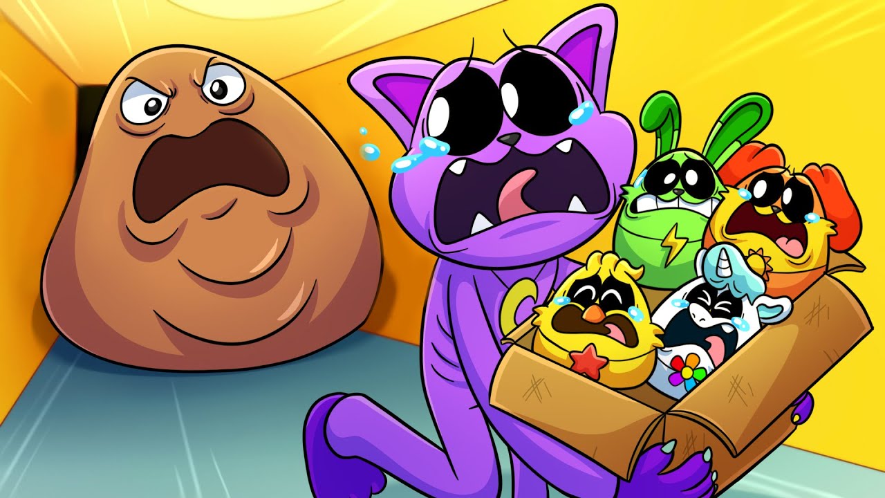 POU TAKES REVENGE ON CATNAP?! Bou's Revenge Animation - YouTube