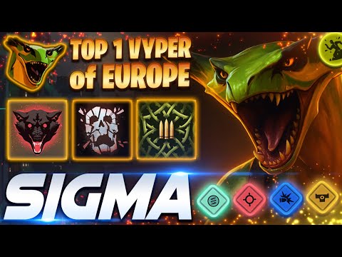 Sigma Vyper TOP 1 of EUROPE - Deadlock Pro Gameplay & Guides [Watch & Learn]