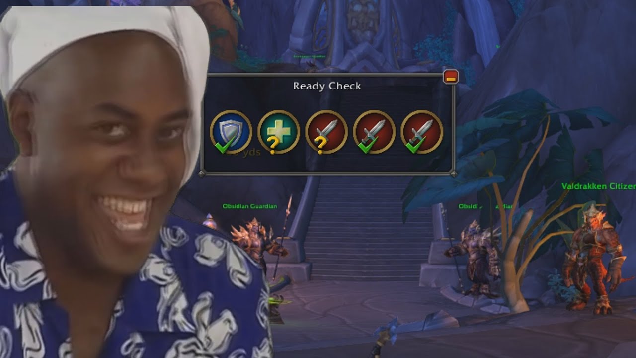 Being a tank in WoW be like - YouTube