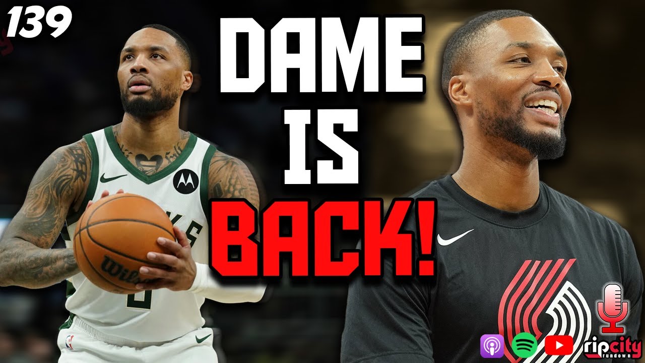 DAMIAN LILLARD IS BACK!! | MEGA REACTION TO DAME RETURNING TO PORTLAND ...