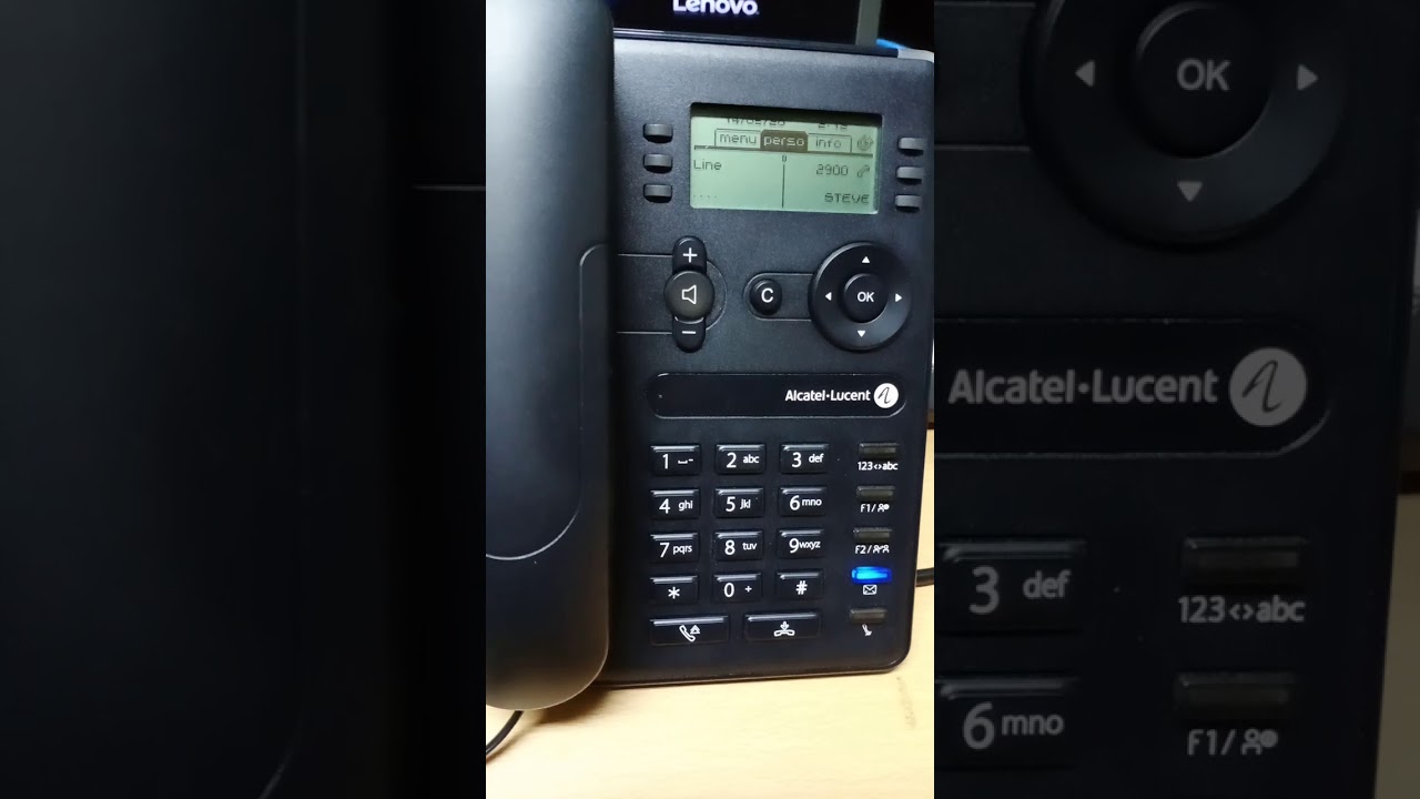 Alcatel-Lucent 8008/8008G Deskphone | NOE mode | Set Supervision - YouTube