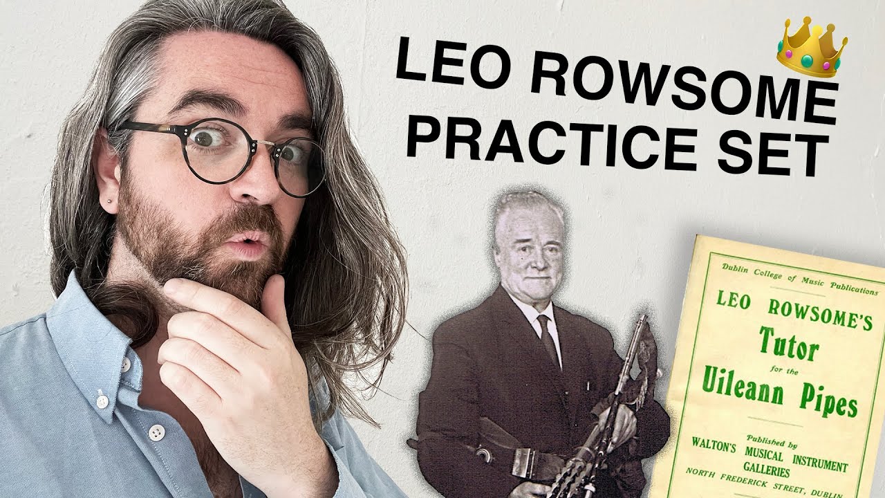 Hands on with a Leo Rowsome Practice Set of Uilleann Pipes - YouTube