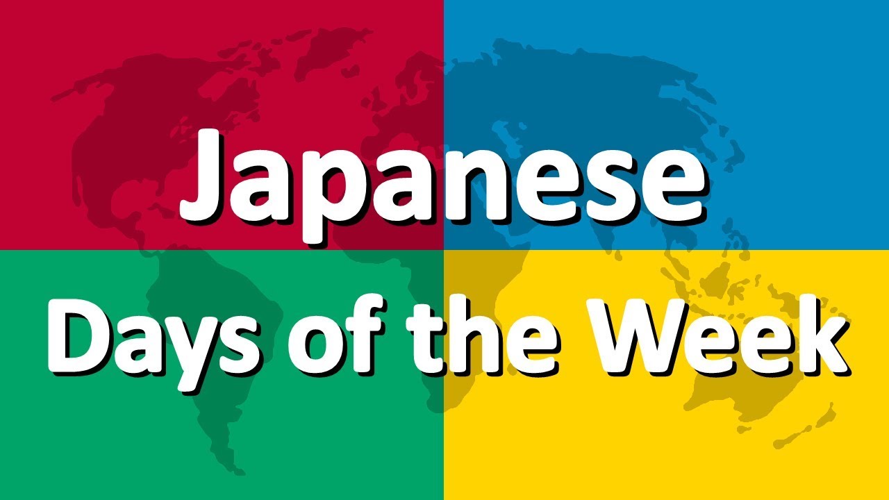 Learn Japanese Part 1 Days Of The Week YouTube learn-japanese-part-1-days-of-the-week-youtube