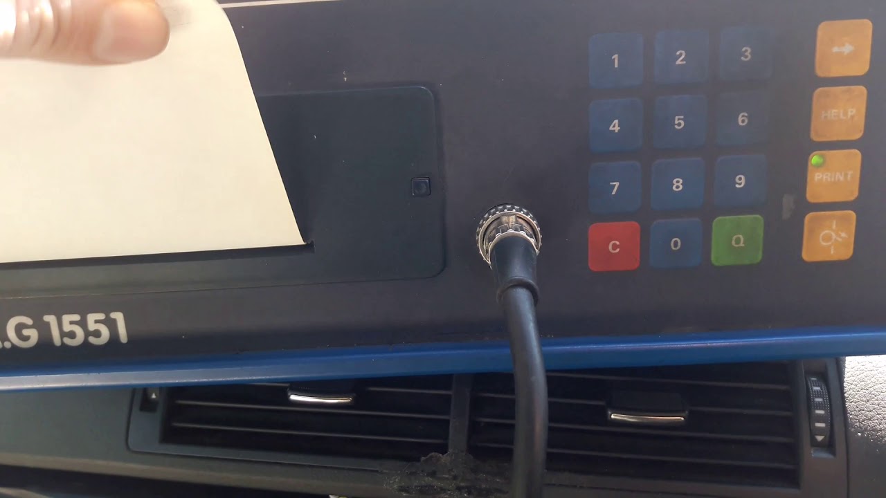 VAG 1551 Tutorial - how to use the built in printer - YouTube