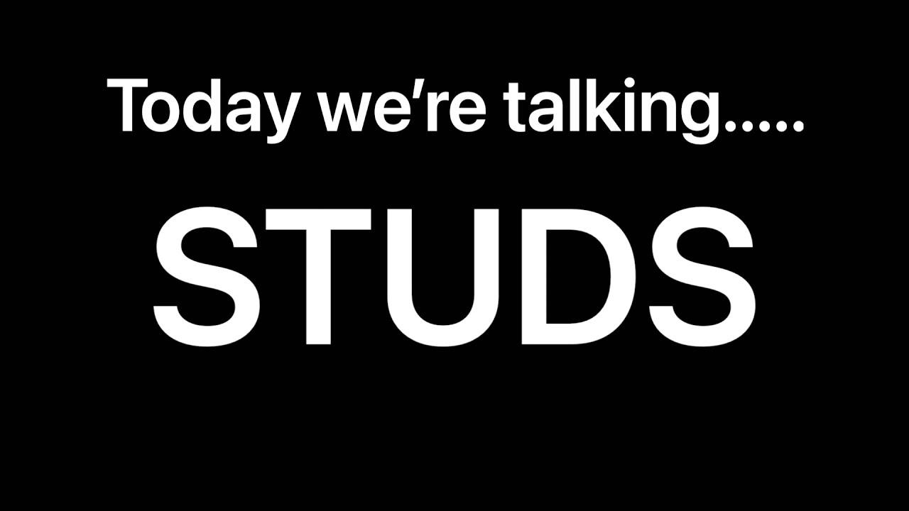 Using Studs - YouTube