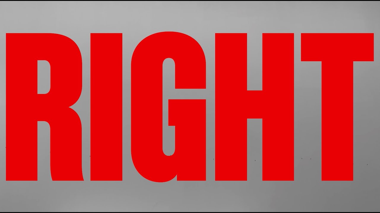 Abdullah İnal - RIGHT (Lyrics Video) - YouTube