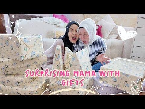 SURPRISING MAMA WITH THE BEST GIFTS & WEARING TUDUNG FOR 24 HOURS!!! 🥹
