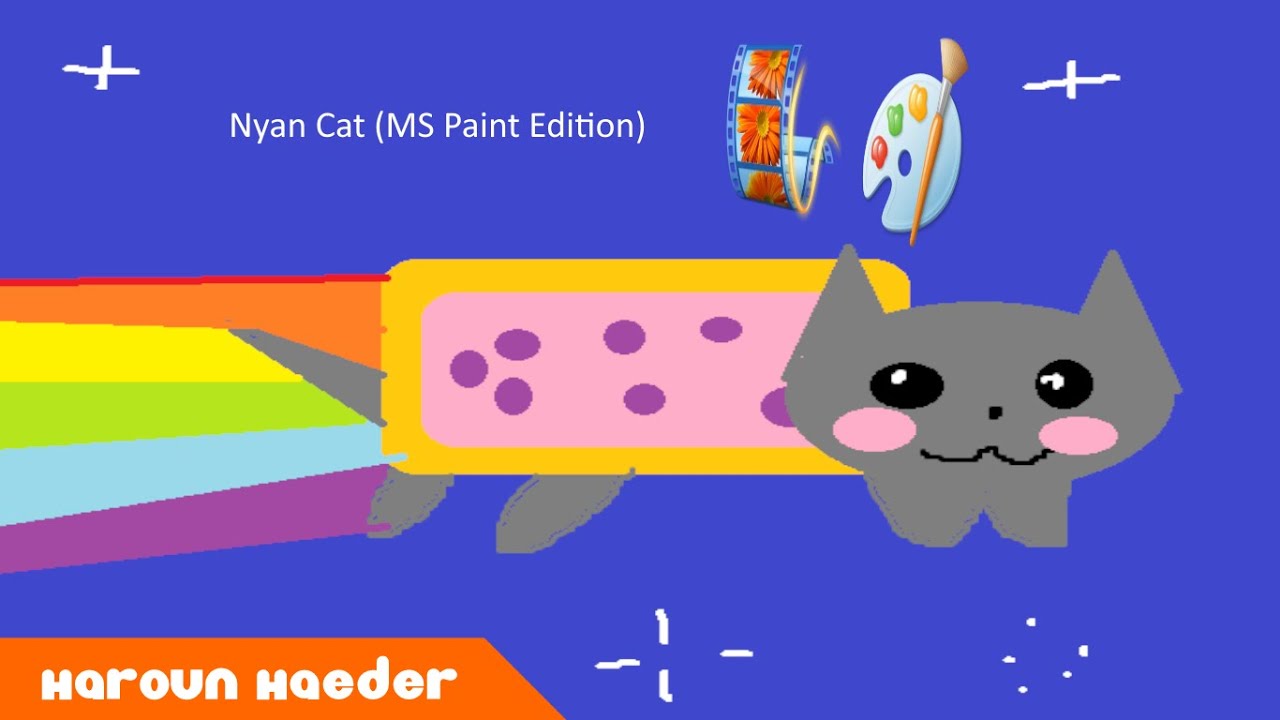 Nyan Cat (MS Paint Edition) - YouTube