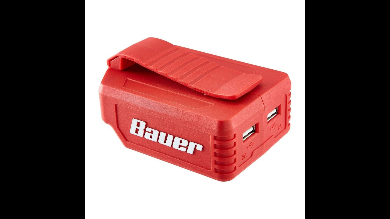 BAUER USB Power Source Battery Adapter - Review - YouTube